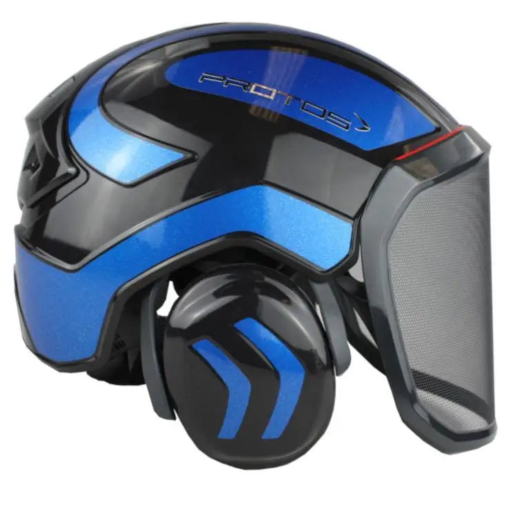 Protos Arborist Integral Helmet - Black/Blue Metallic – Skyland ...